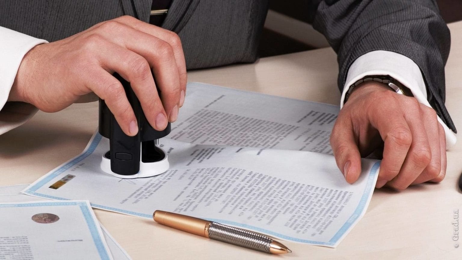 Certification with the agency seal Odessa - Translation agency "Kursiv"